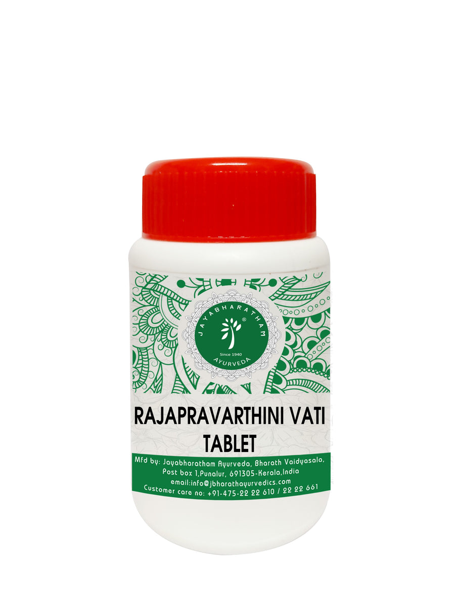 JAYABHARATHAM AYURVEDA RAJAPRAVARTHINI VATI GULIKA/TABLETS ...